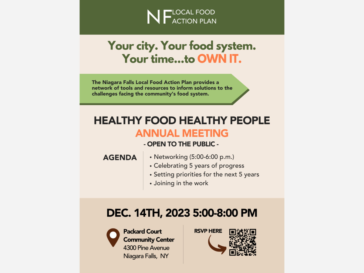 Food Action Plan update Thursday | Niagara Express